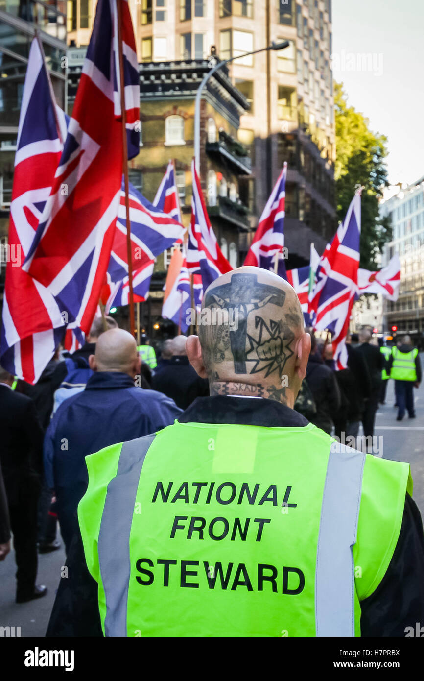 British far-right organisation: The National Front (NF) hold their ...