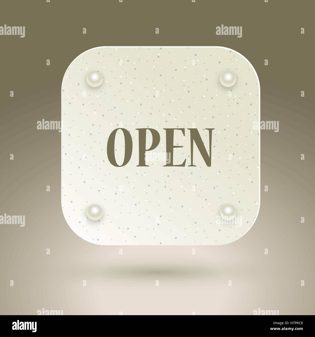 Old metal door rivets Stock Vector Images - Alamy