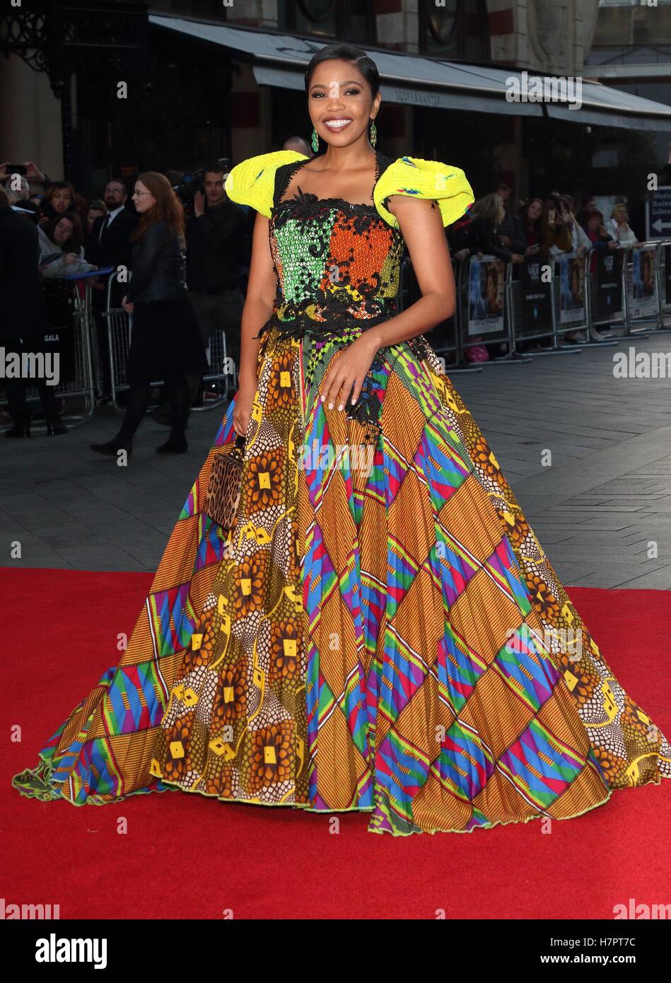 London, UK. Terry Pheto at BFI London Film Festival 60th Year Opening ...