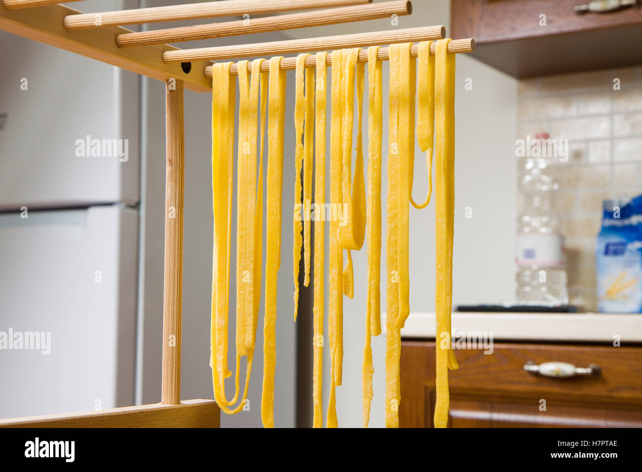 making pasta at home Stock Photo - Alamy