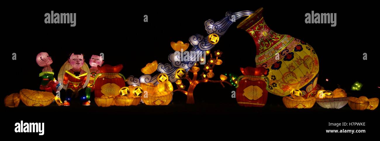 Magical Lantern Festival Stock Photo - Alamy
