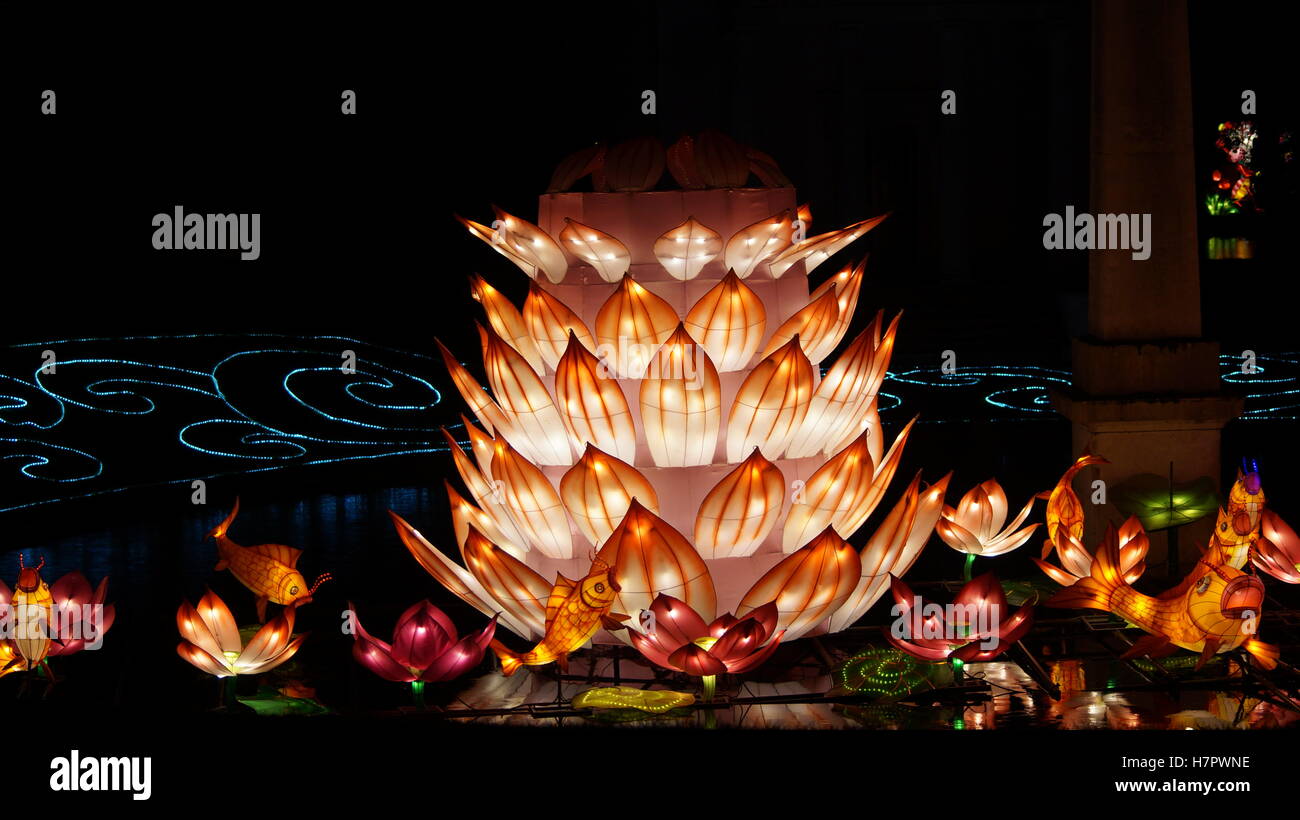 Magical Lantern Festival Stock Photo - Alamy