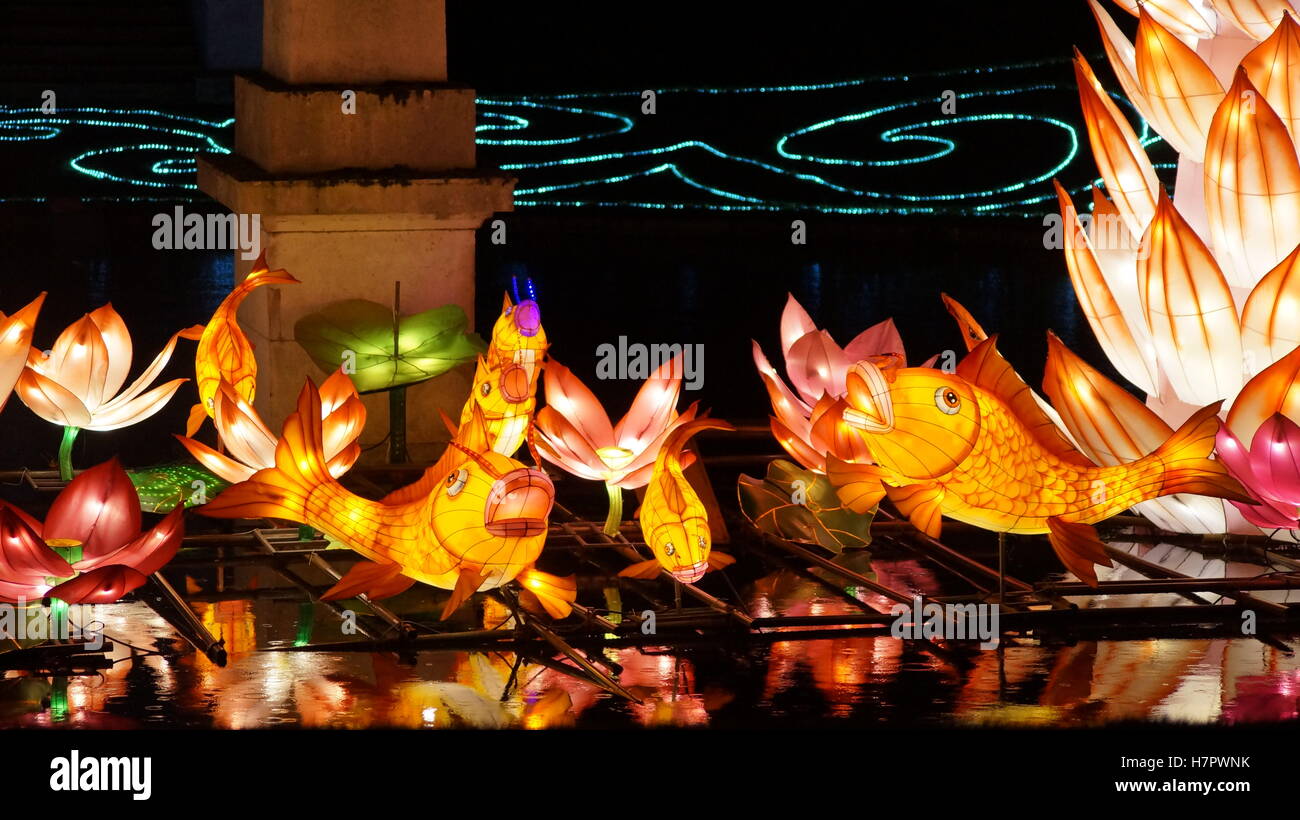 Magical Lantern Festival Stock Photo - Alamy