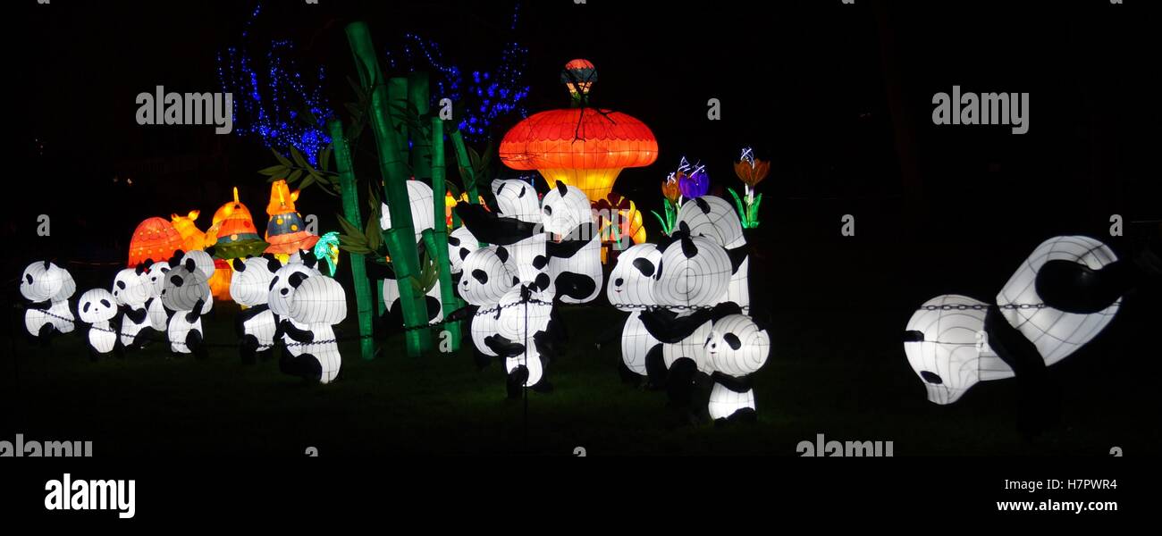 Magical Lantern Festival Stock Photo - Alamy