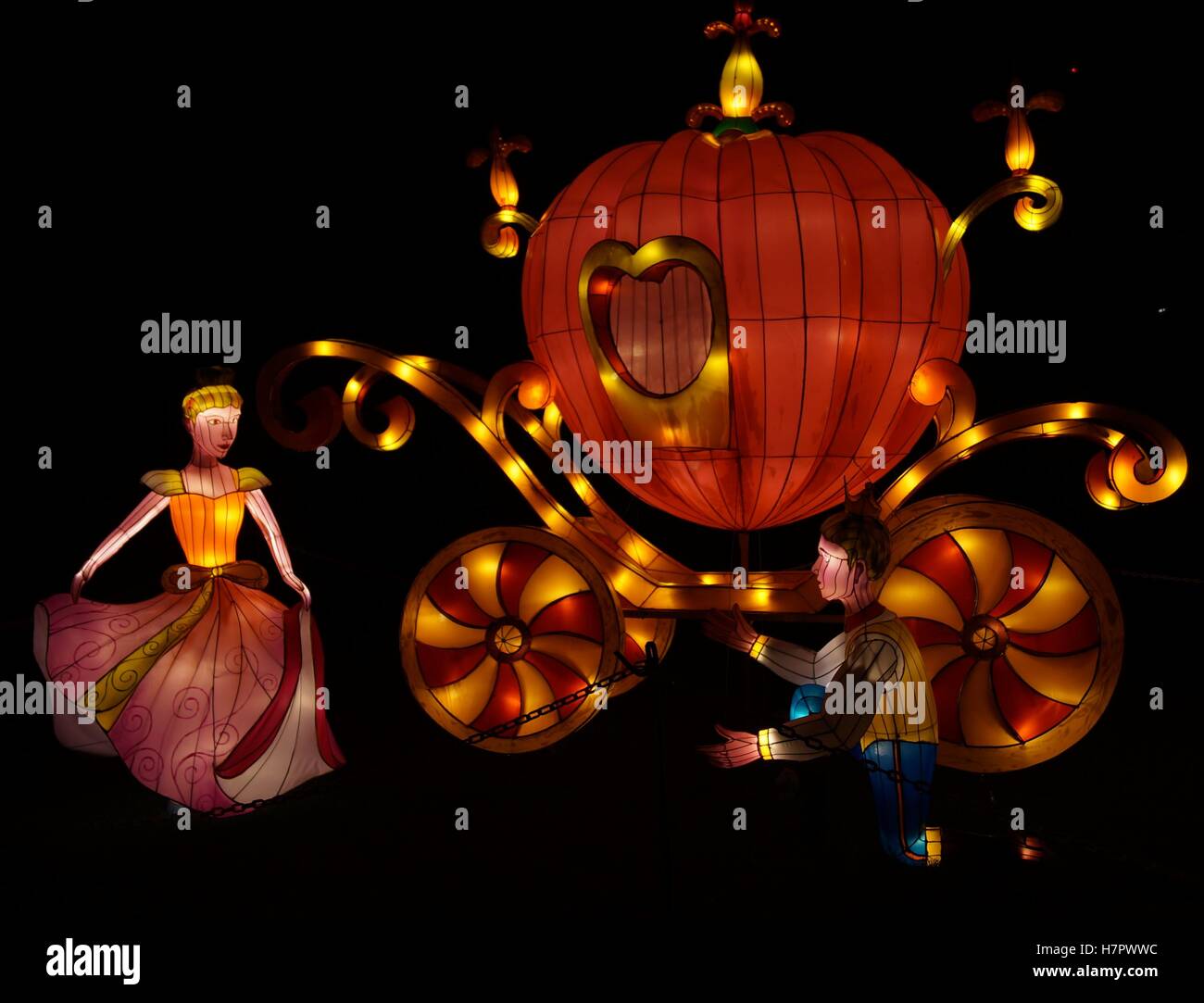 Magical Lantern Festival Stock Photo - Alamy