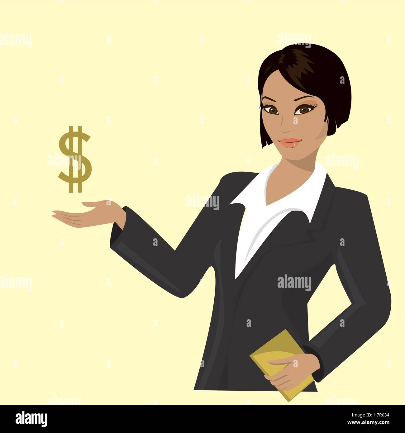 Successful sales person cartoon hi-res stock photography and images - Alamy