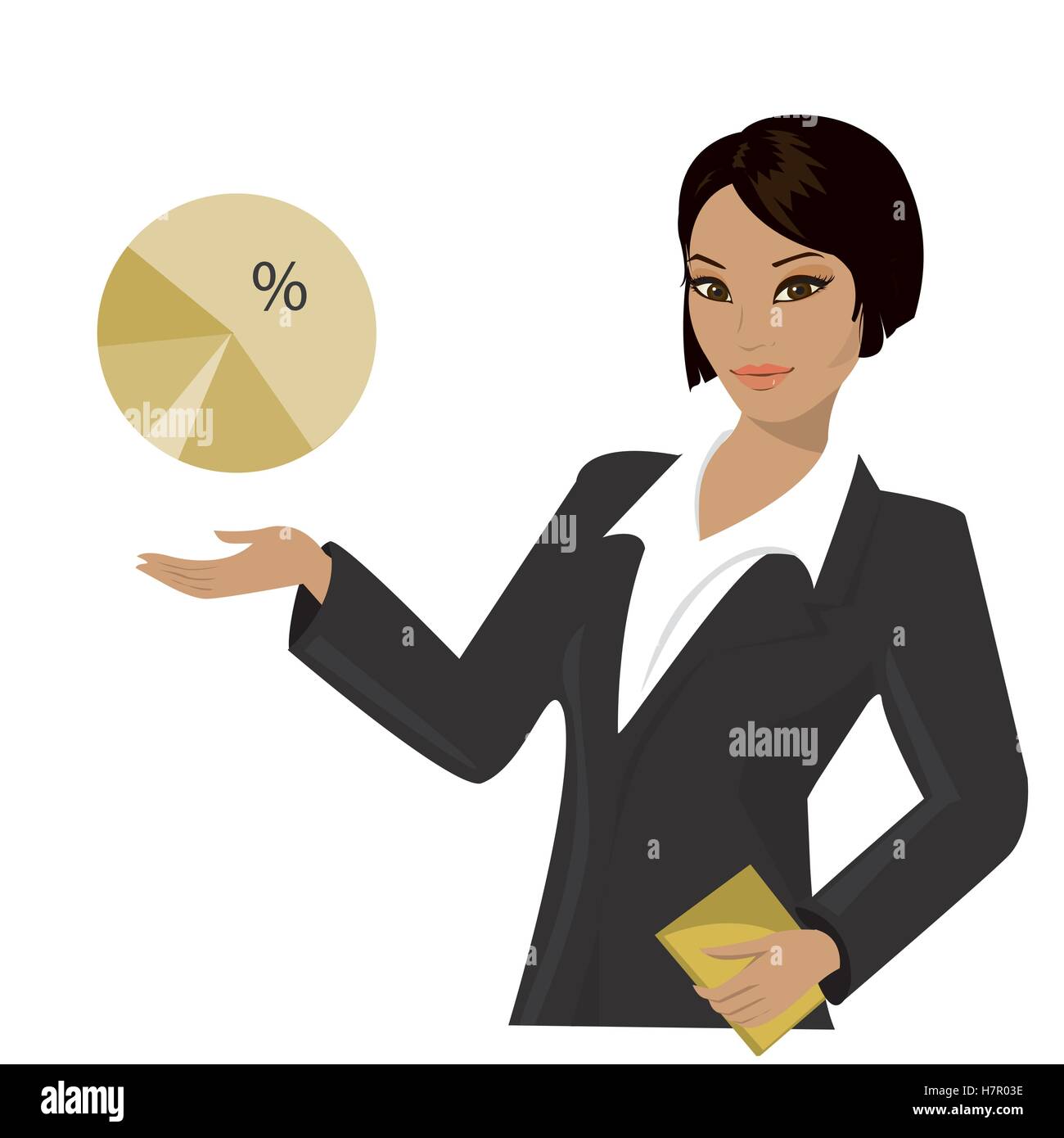 Business cartoon successful sales growth hi-res stock photography and ...