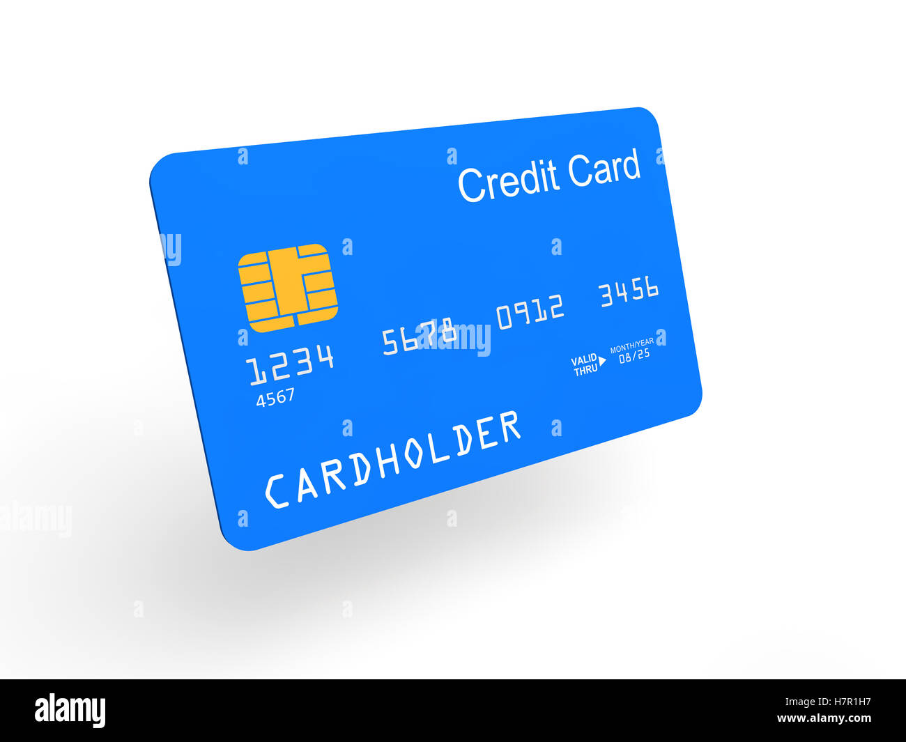 3d render of credit card Stock Photo - Alamy