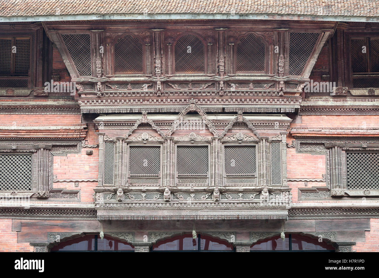 Kathmandu nepal traditional carved wood hi-res stock photography and ...
