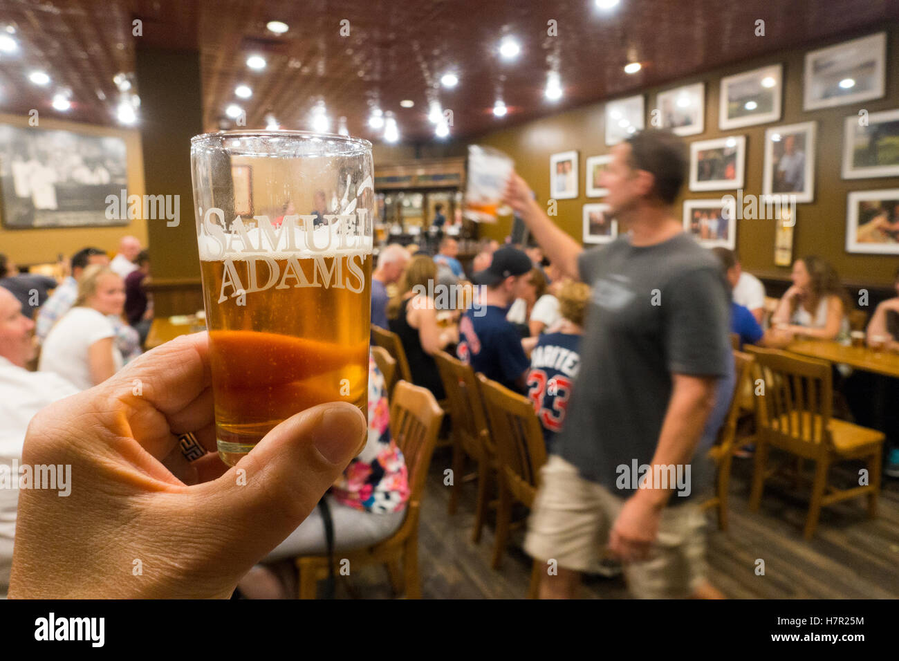 Samuel Adams beer tour Stock Photo - Alamy