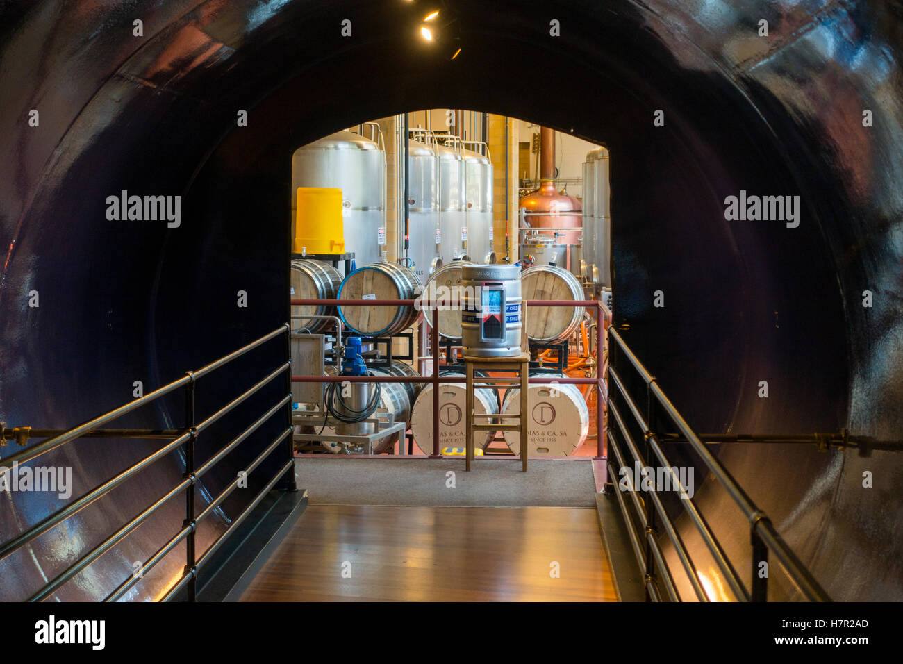 Samuel Adams beer tour Sam brewery craft store Stock Photo - Alamy