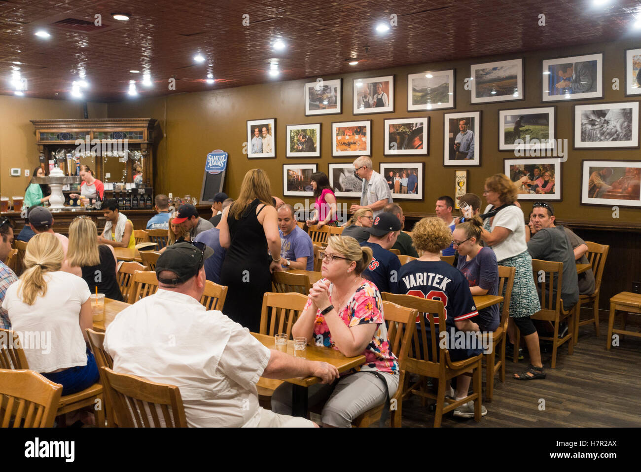 Samuel Adams beer tour Stock Photo - Alamy