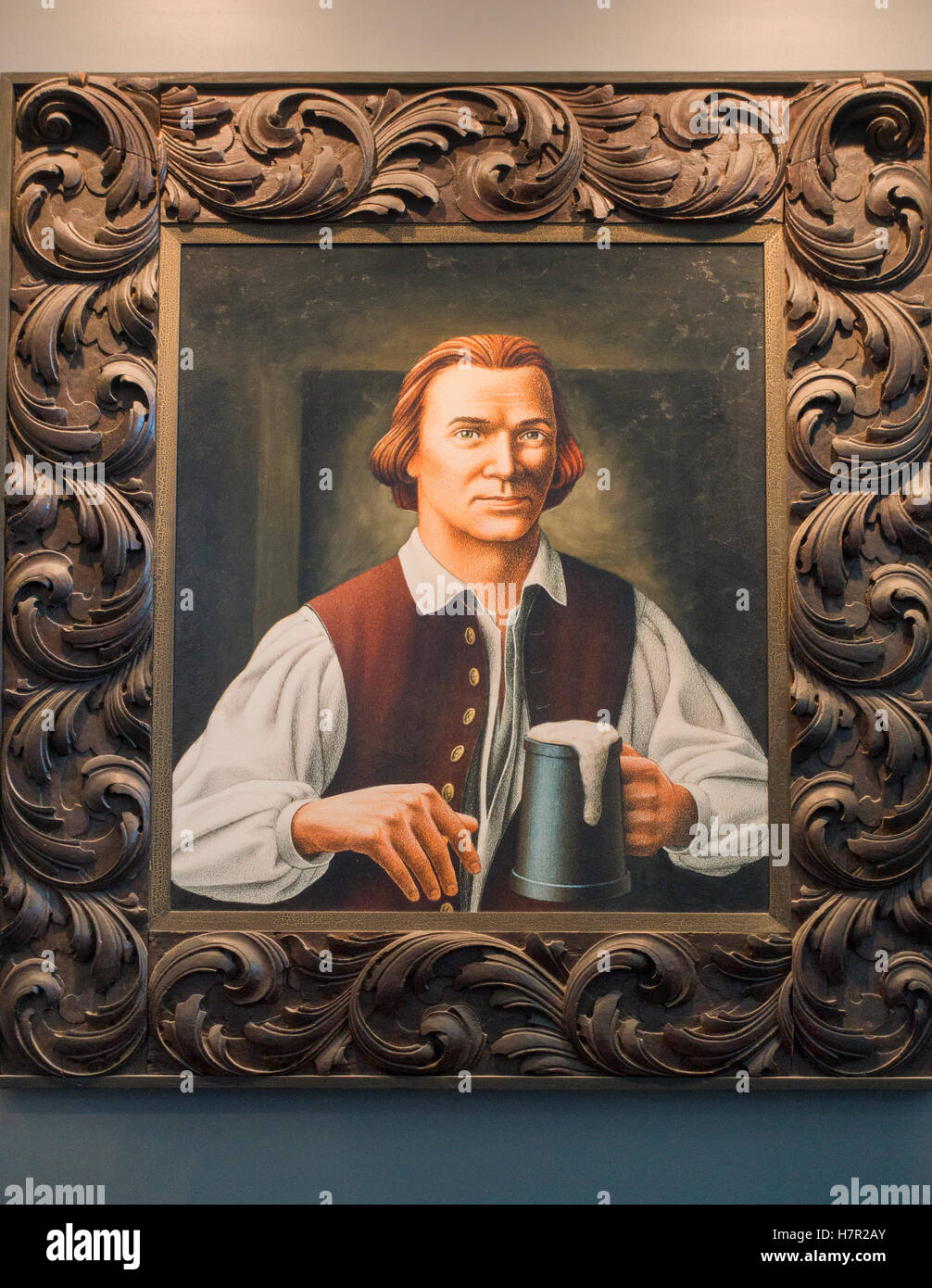 Samuel adams portrait hi-res stock photography and images - Alamy