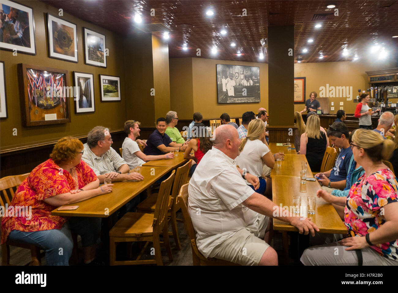 Samuel Adams beer tour Stock Photo - Alamy