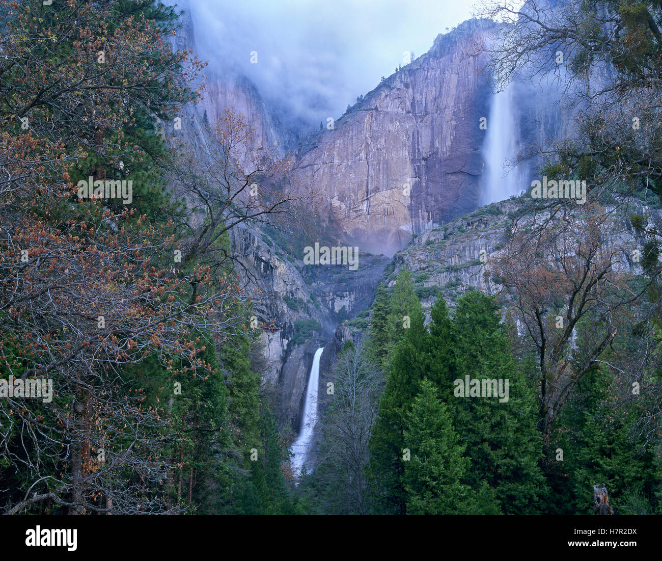 Yosemite Falls in spring, Yosemite National Park, California Stock ...