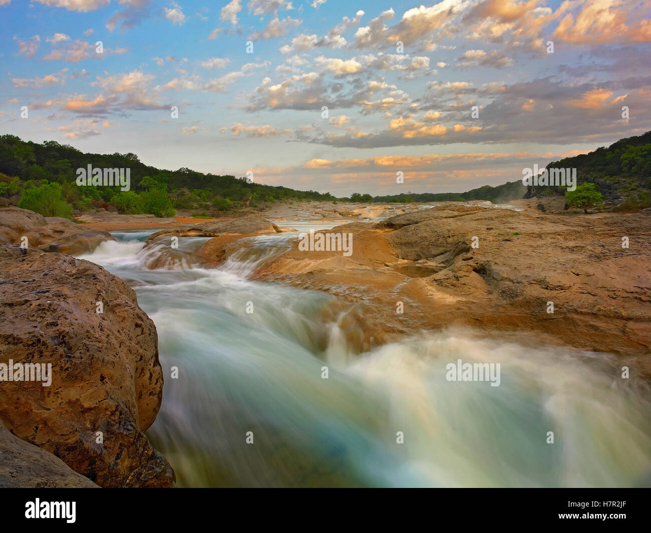 River in Pedernales Falls State Park, Texas Stock Photo - Alamy
