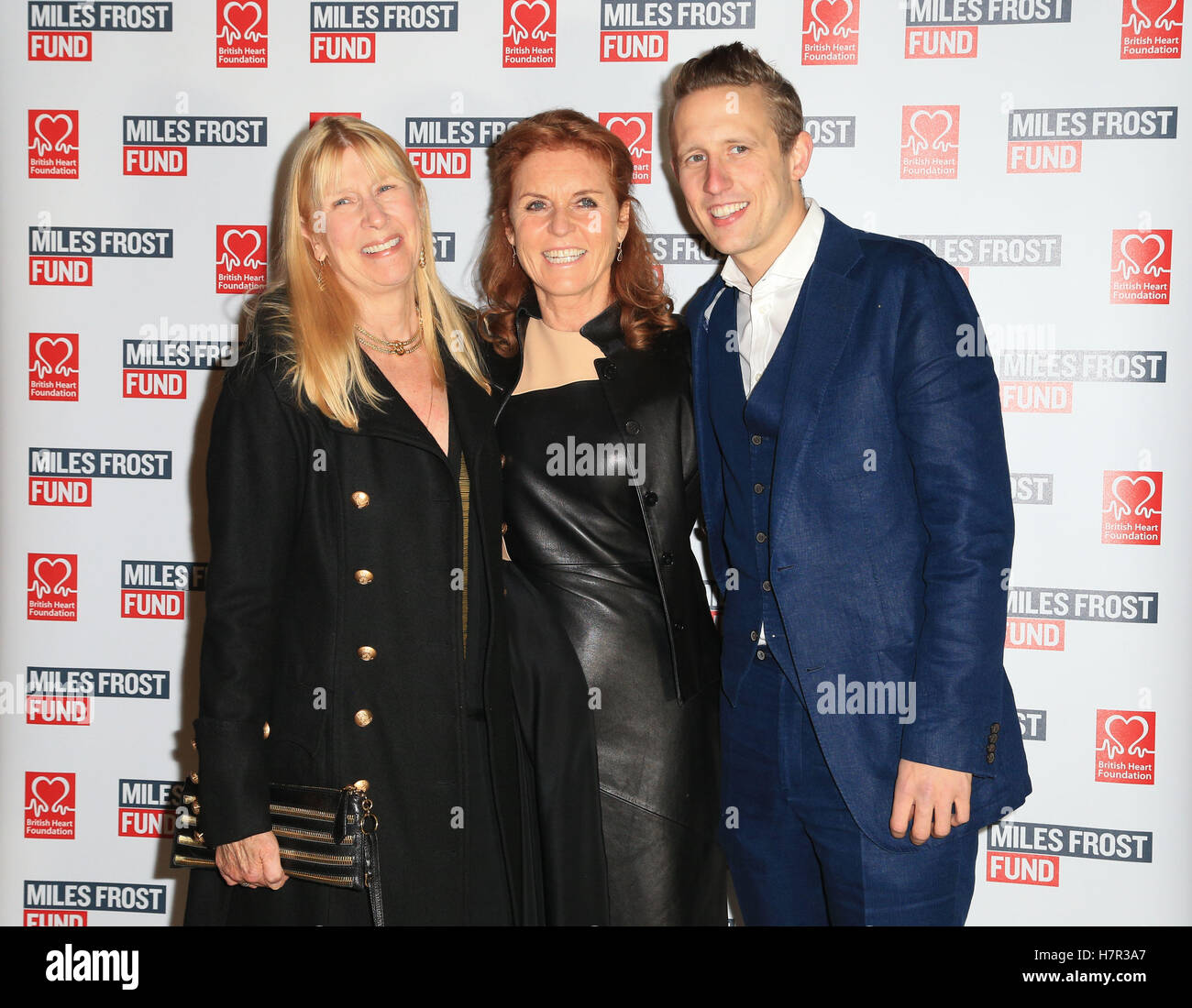 Lady Carina Frost (right) and her son George Frost (right) are joined ...