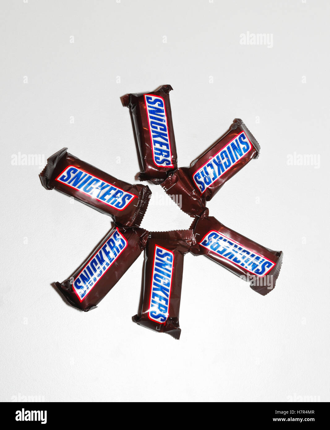 Snickers Candy Bar On White High Resolution Stock Photography and ...