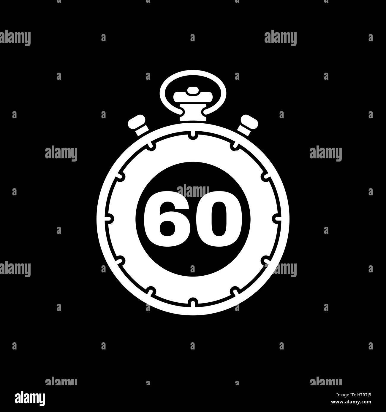 60 seconds minutes stopwatch icon hi-res stock photography and images ...