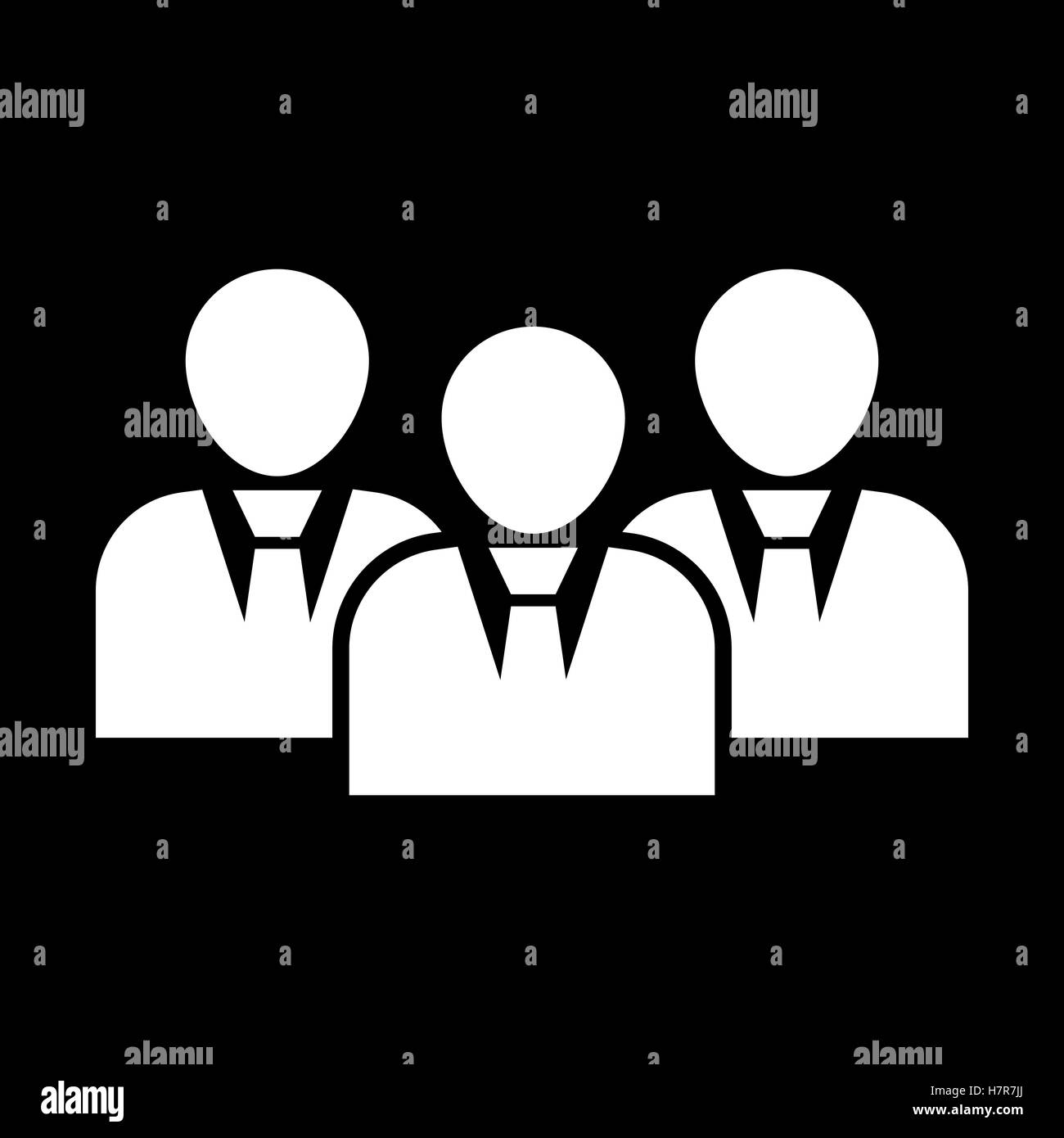 The management and teamwork icon. Team and group, teamwork, people ...