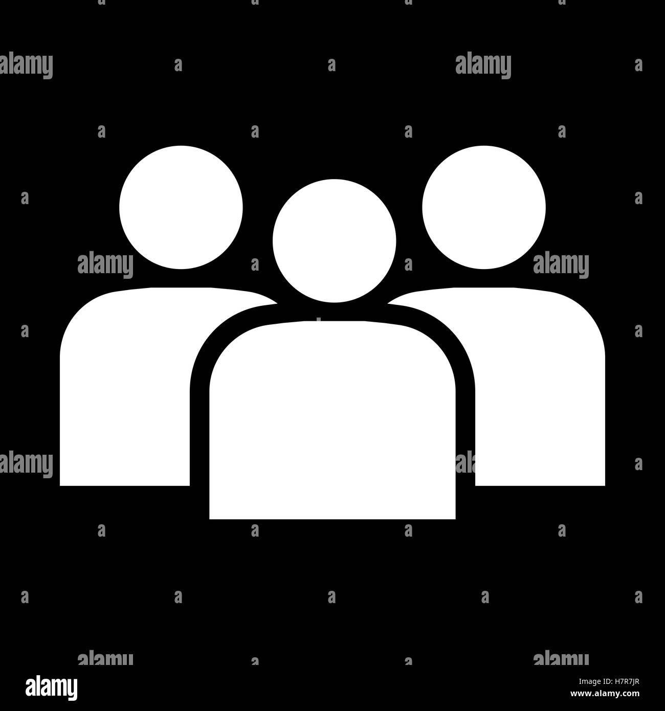 The management and teamwork icon. Team and group, teamwork, people ...