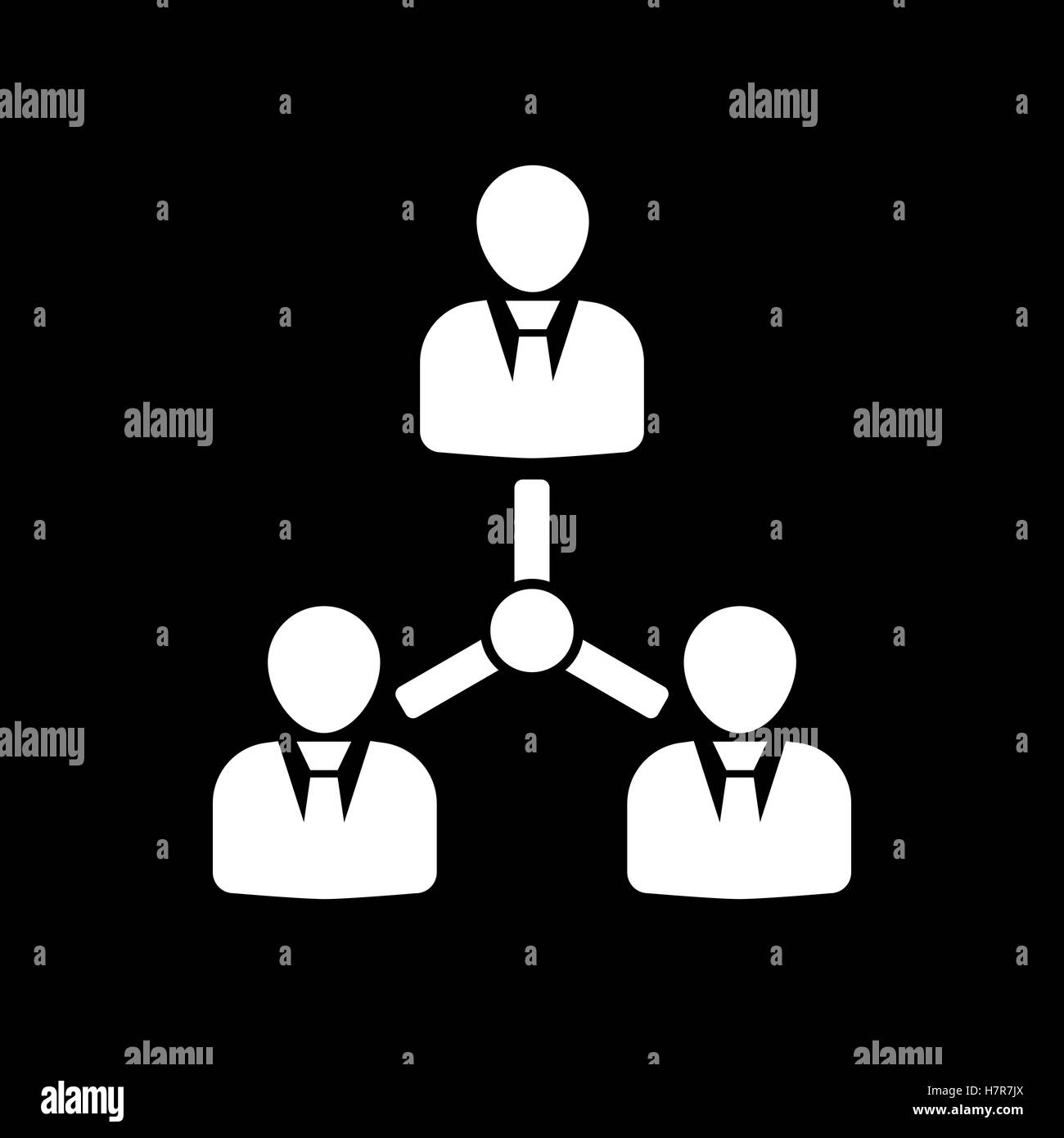 The management and teamwork icon. Team and group, teamwork, people ...