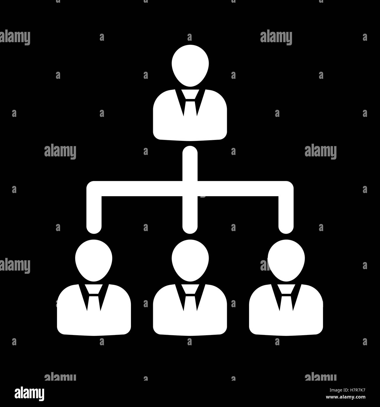 The management and teamwork icon. Team and group, teamwork, people ...