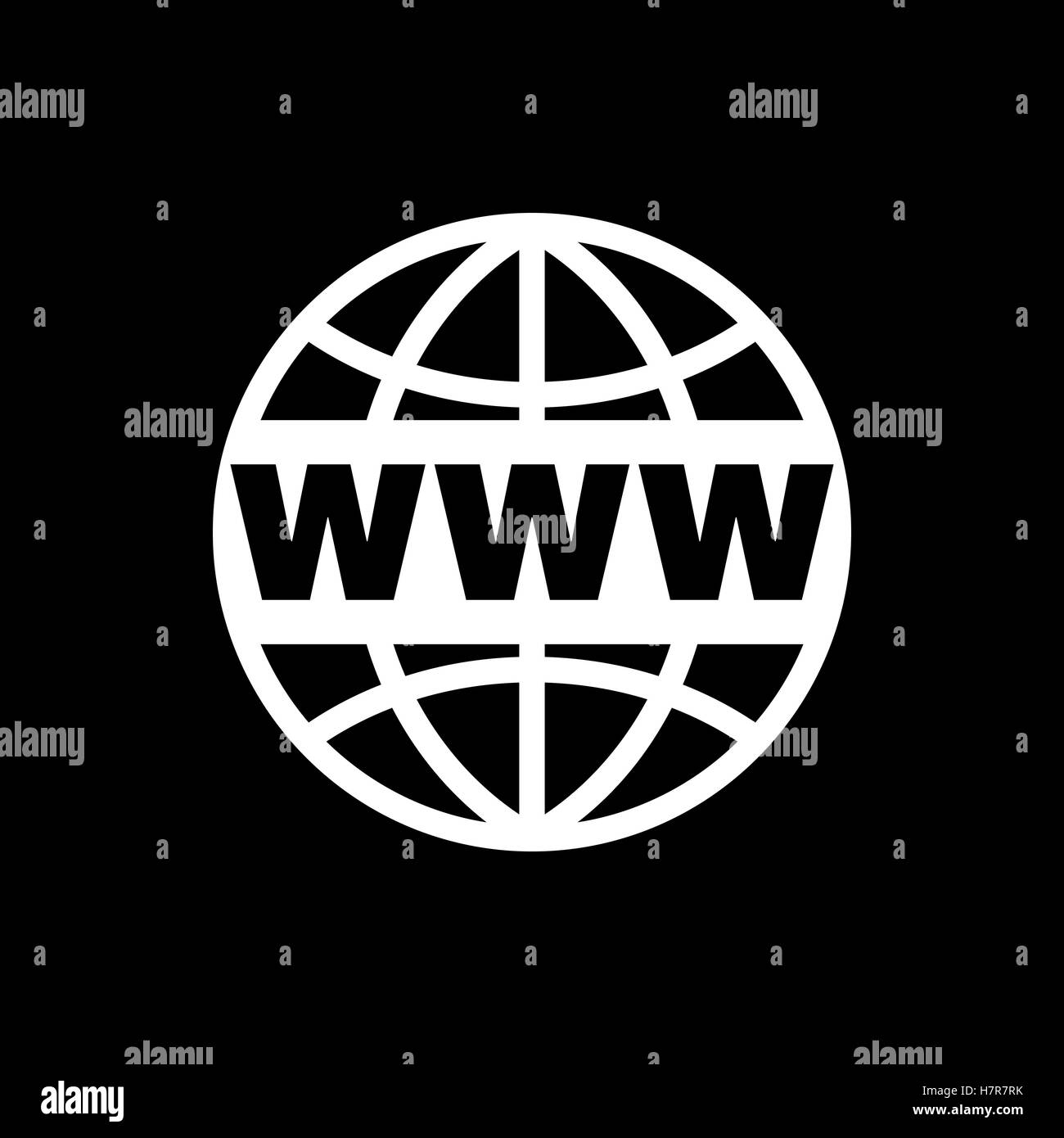 The WWW icon. SEO and browser, development, www symbol. UI. Web. Logo ...