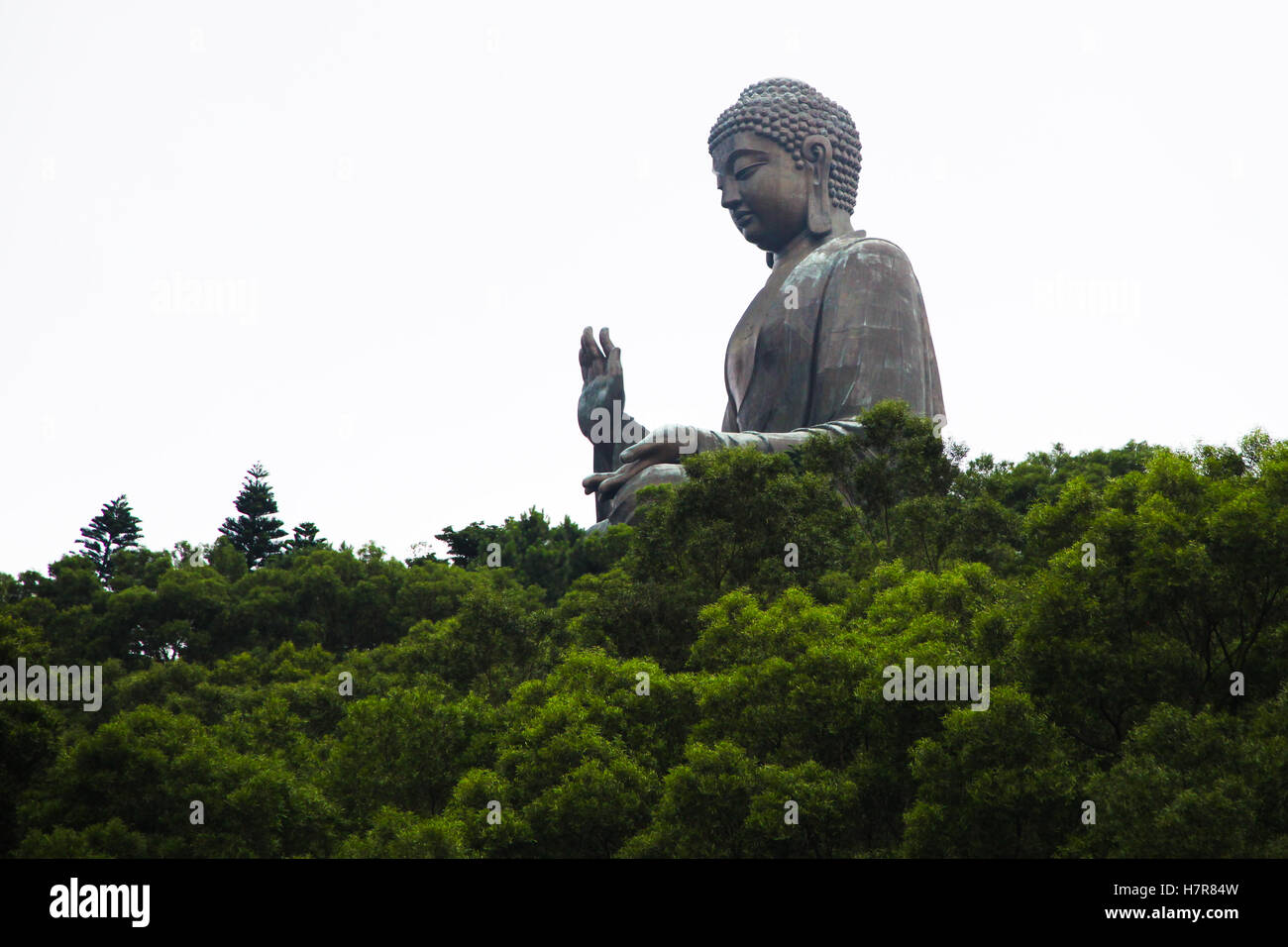 Big Buddha statue, Po Lin Monastery, Lantau Island, Hong Kong, China ...