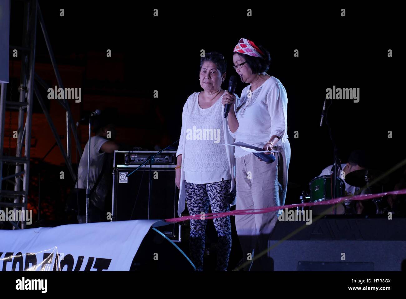 Manila, Philippines. 06th Nov, 2016. Fe Mangahas & Aida Santos Maranan ...