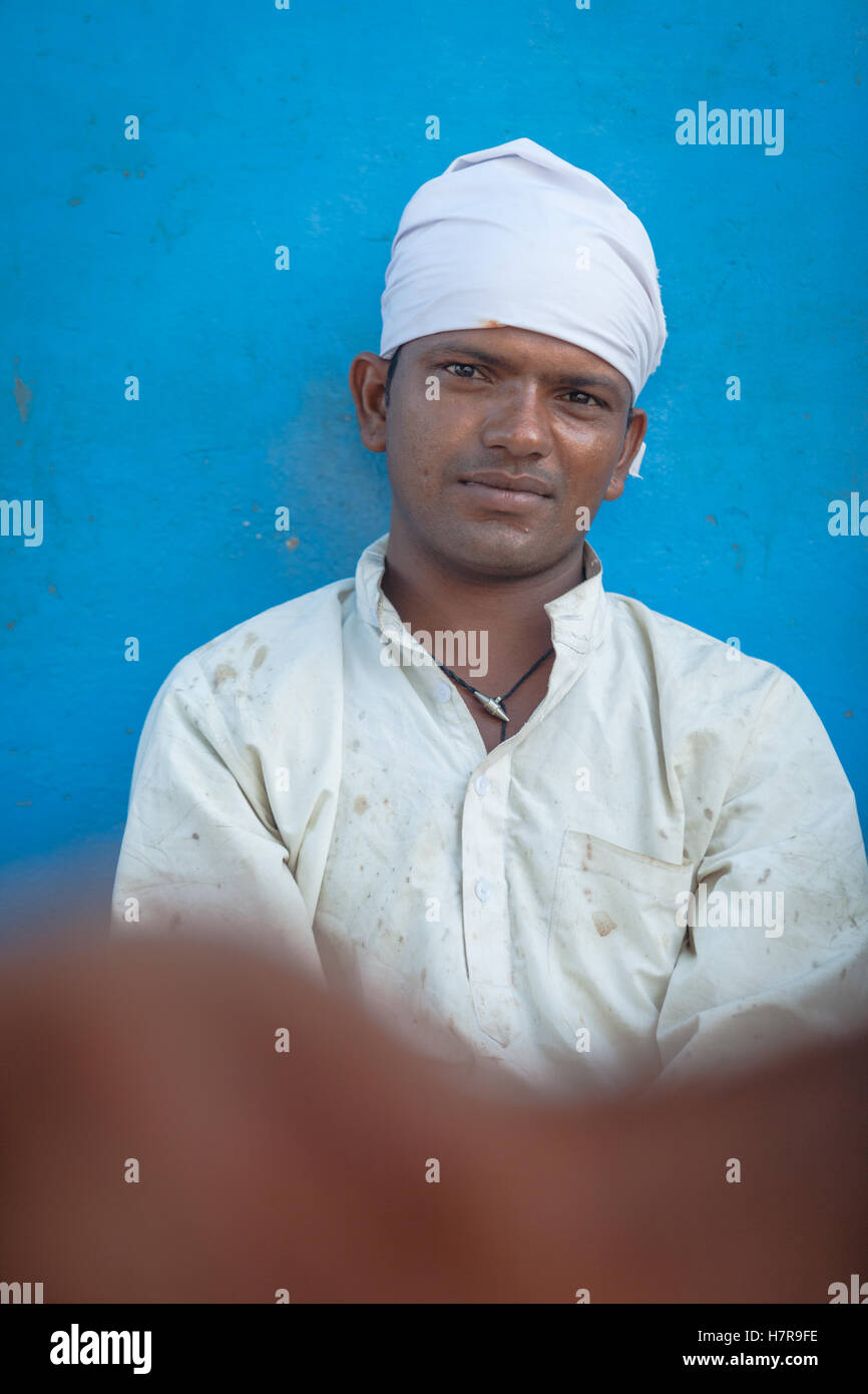 Man indian brahmin hi-res stock photography and images - Alamy