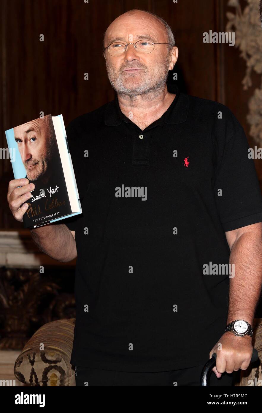 London, UK. Phil Collins attends photocall to celebrate the launch of ...