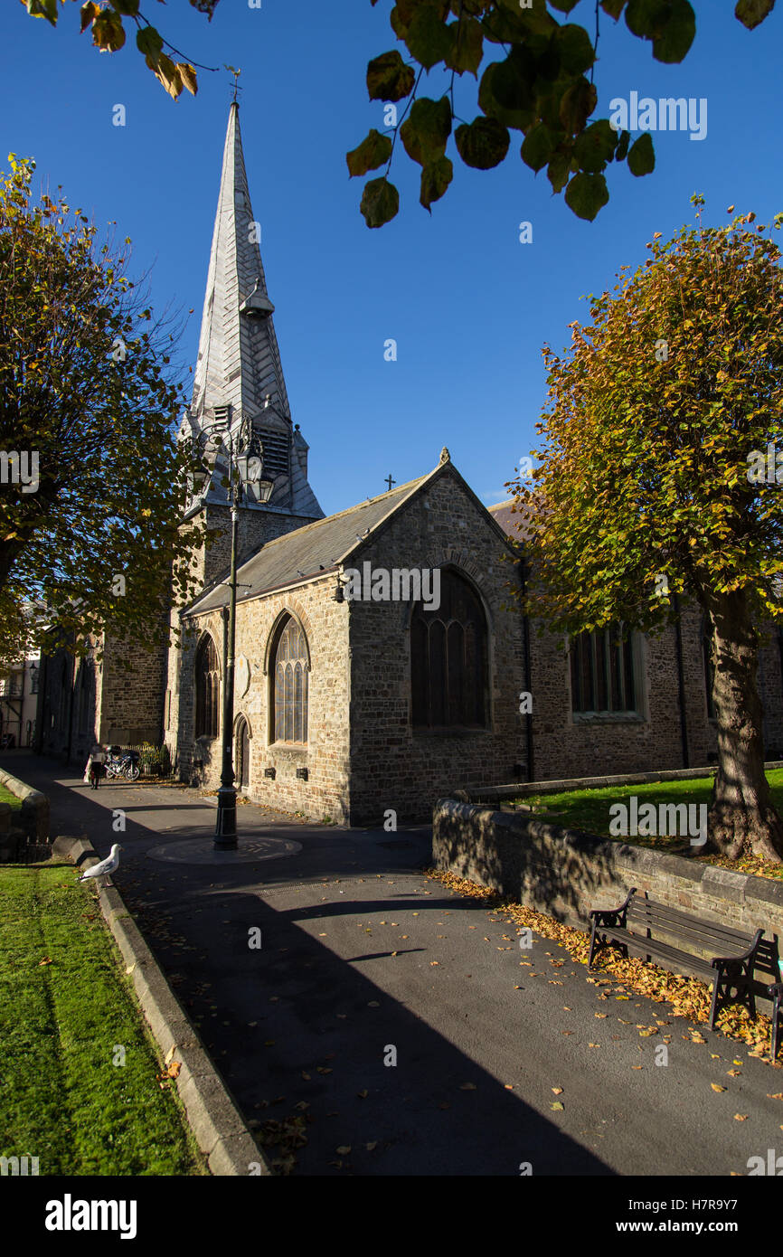 Barnstaple parish church of St Peter and Saint Mary Magdalene Stock ...