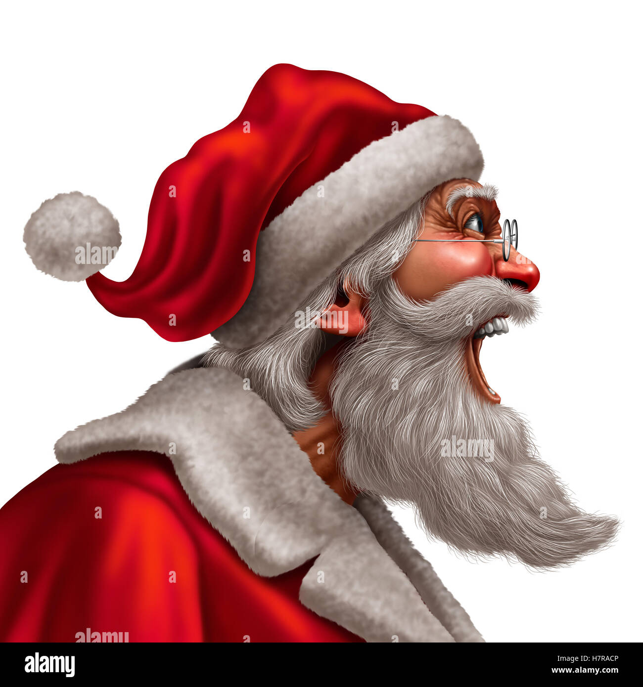 Laughing santa claus hi-res stock photography and images - Alamy