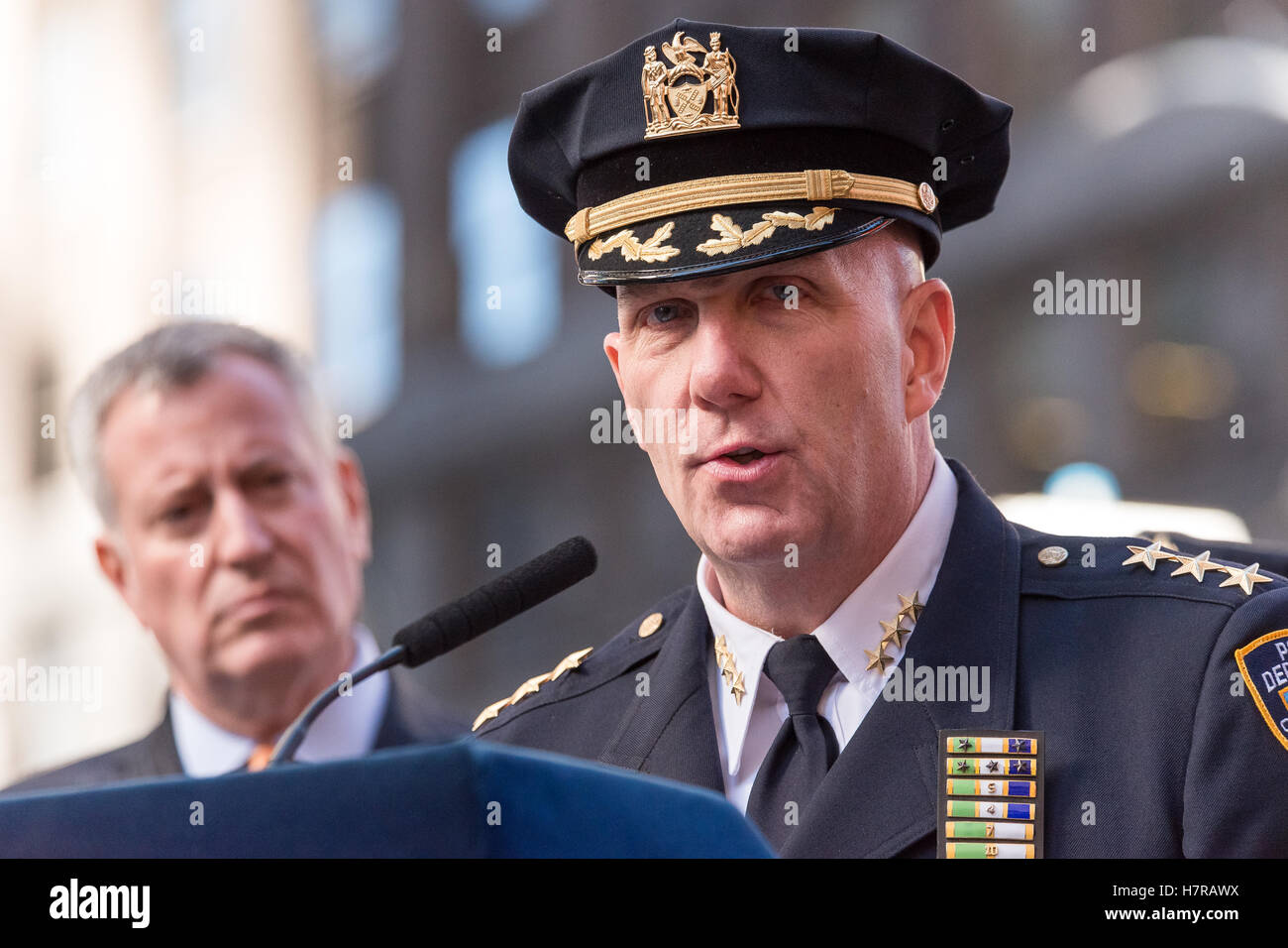 New York City, USA. 7th Nov, 2016. NYPD Counterterrorism Chief James ...