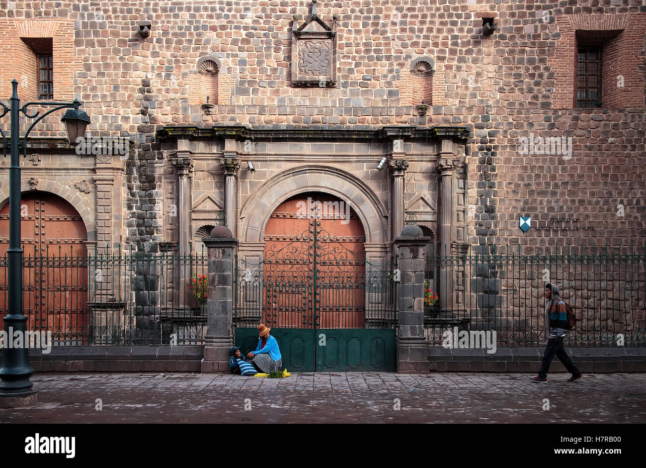Historic buildings in UNESCO World Heritage Site, Cusco, Peru Stock ...