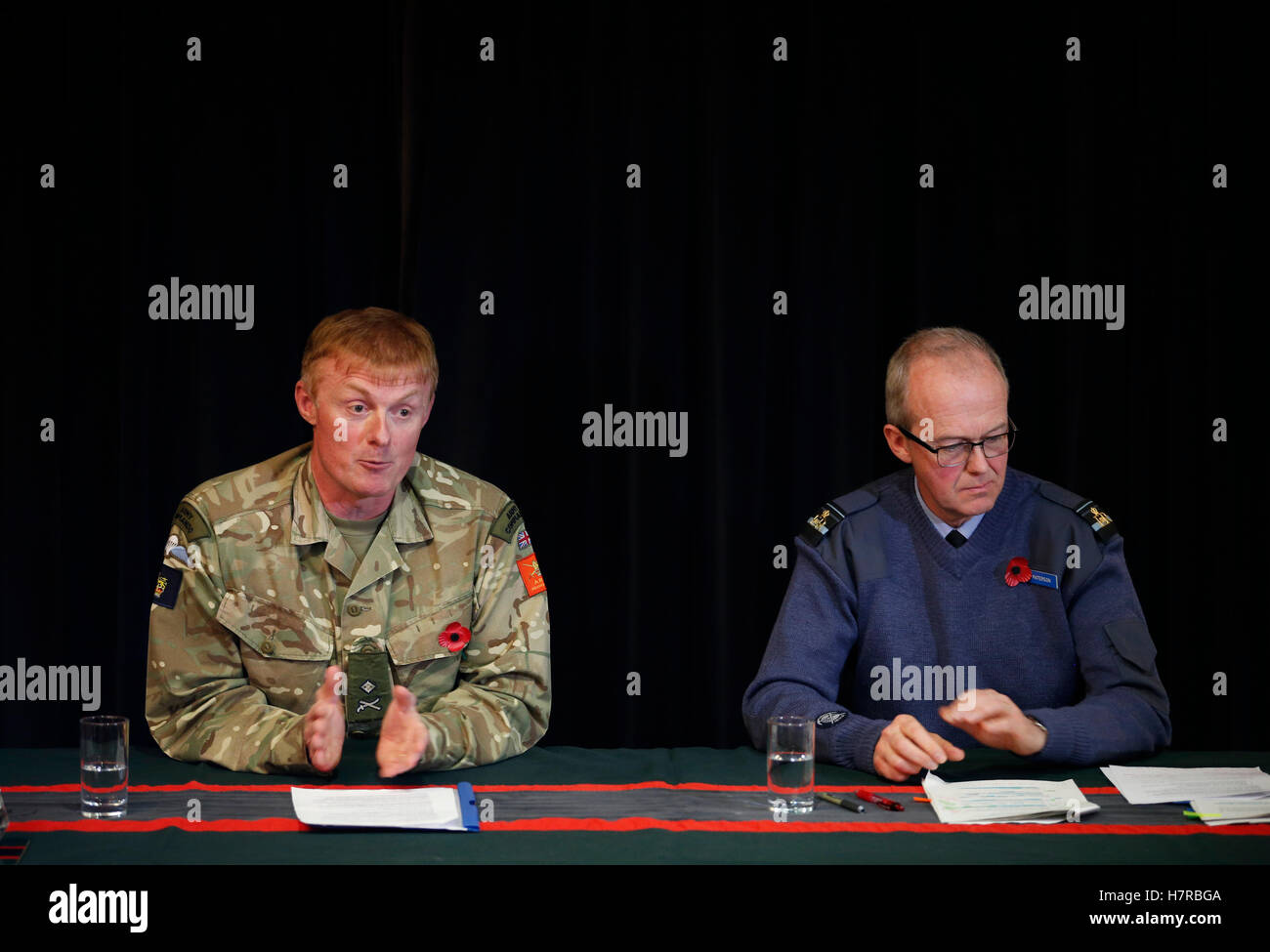 Major General Alastair Dickinson (left), Director of Army Basing and ...