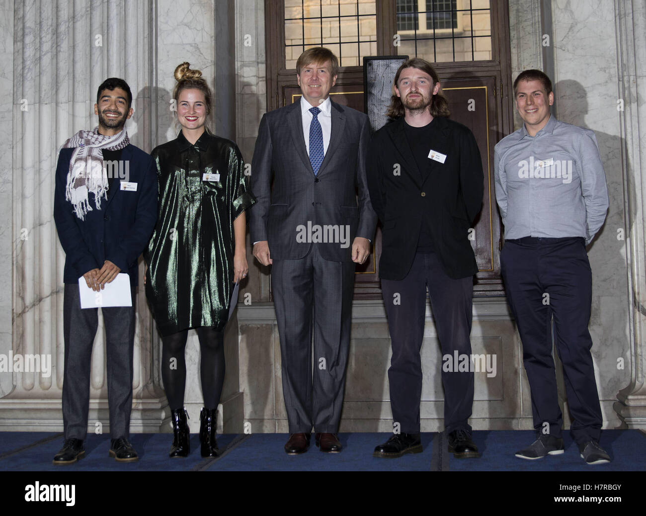 Willem-Alexander of the Netherlands with Bart Kok, Mike Pratt, Tanja ...