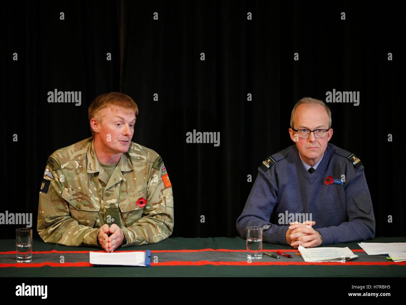 Major General Alastair Dickinson (left), Director of Army Basing and ...