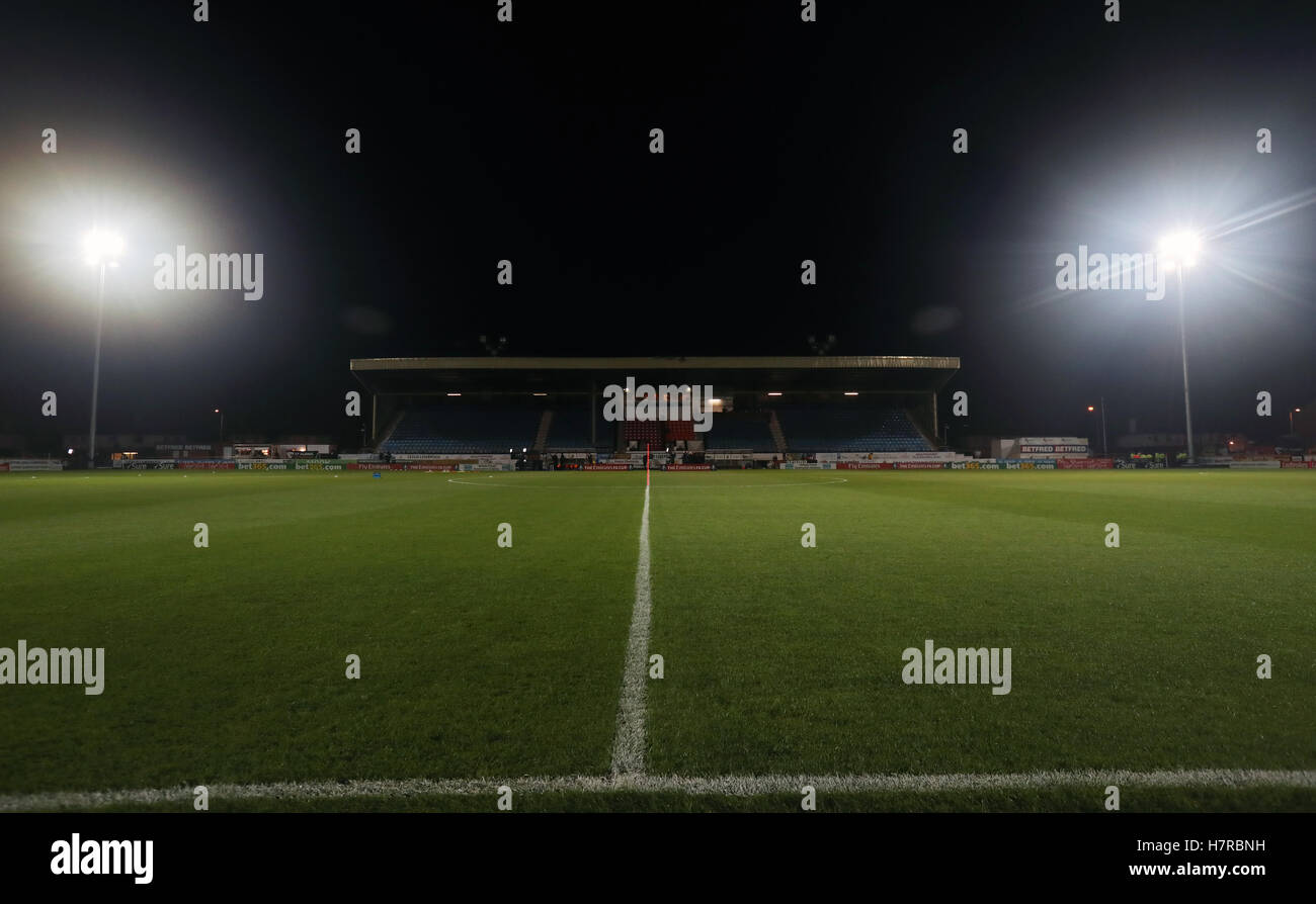 General view of the Merseyrail Community Stadium before the Emirates FA ...