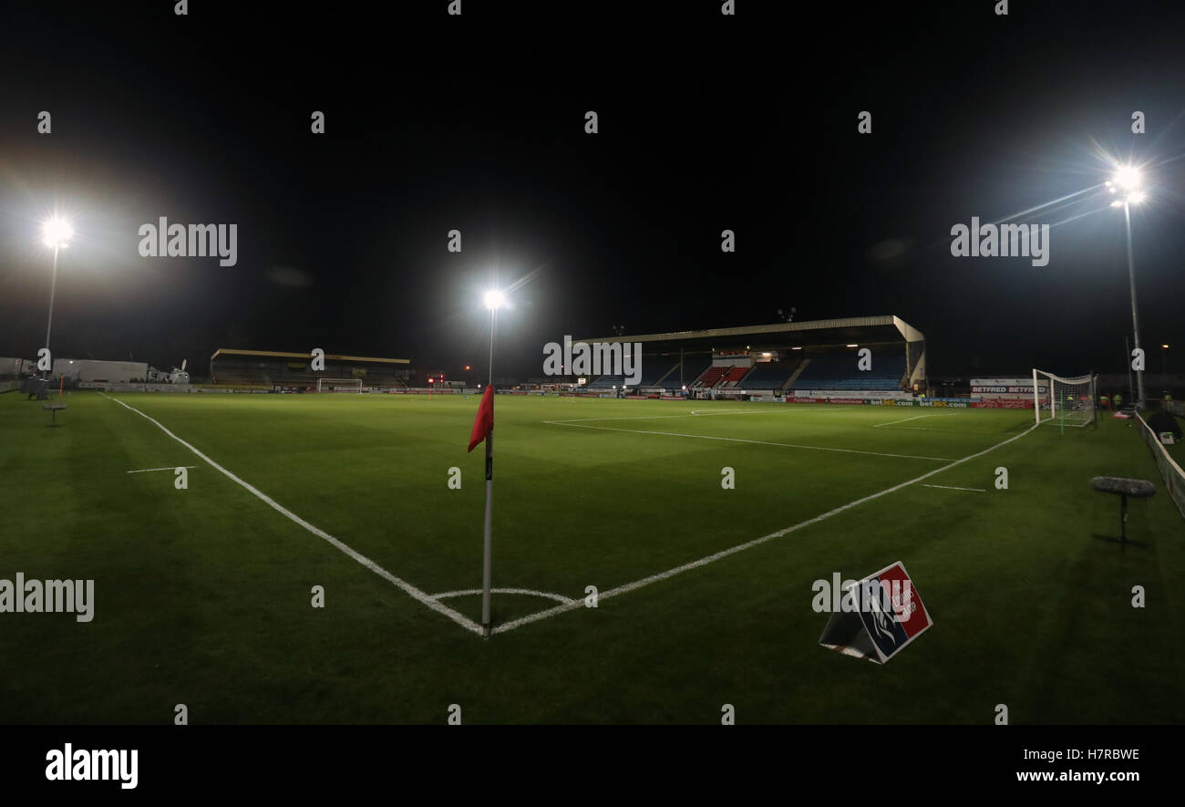 General view of the Merseyrail Community Stadium before the Emirates FA ...