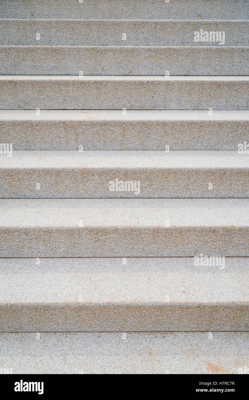 Granite stone stairs viewed from the front Stock Photo - Alamy