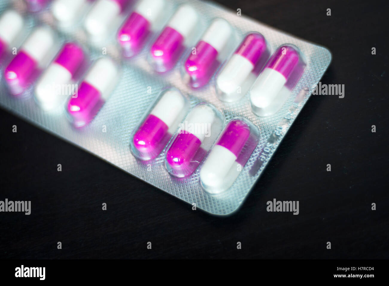 Blister medication pack medical drug pillls Stock Photo - Alamy
