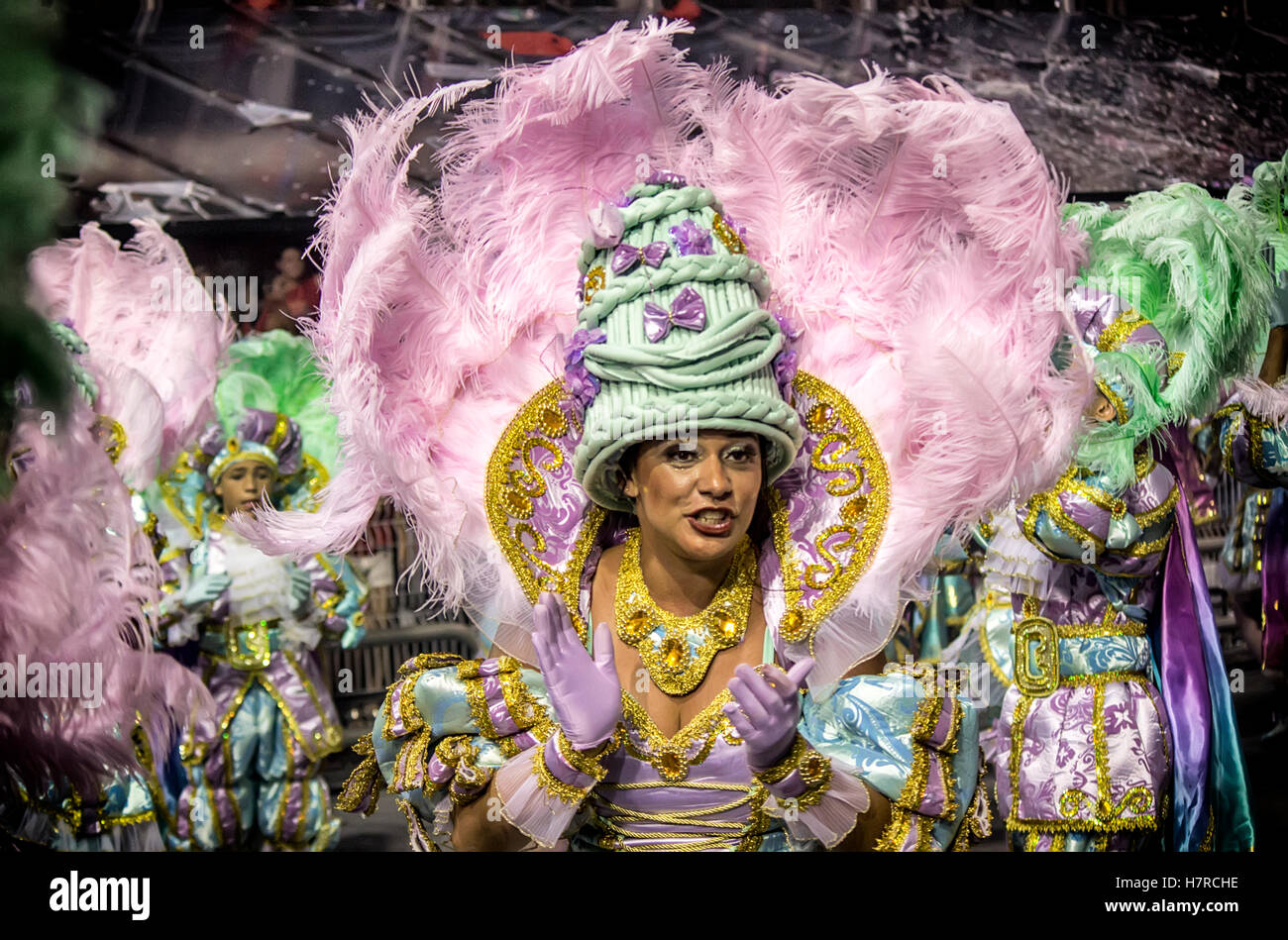 Carnival Performers Dancing, Sao Paulo, Brazil Stock Photo - Alamy