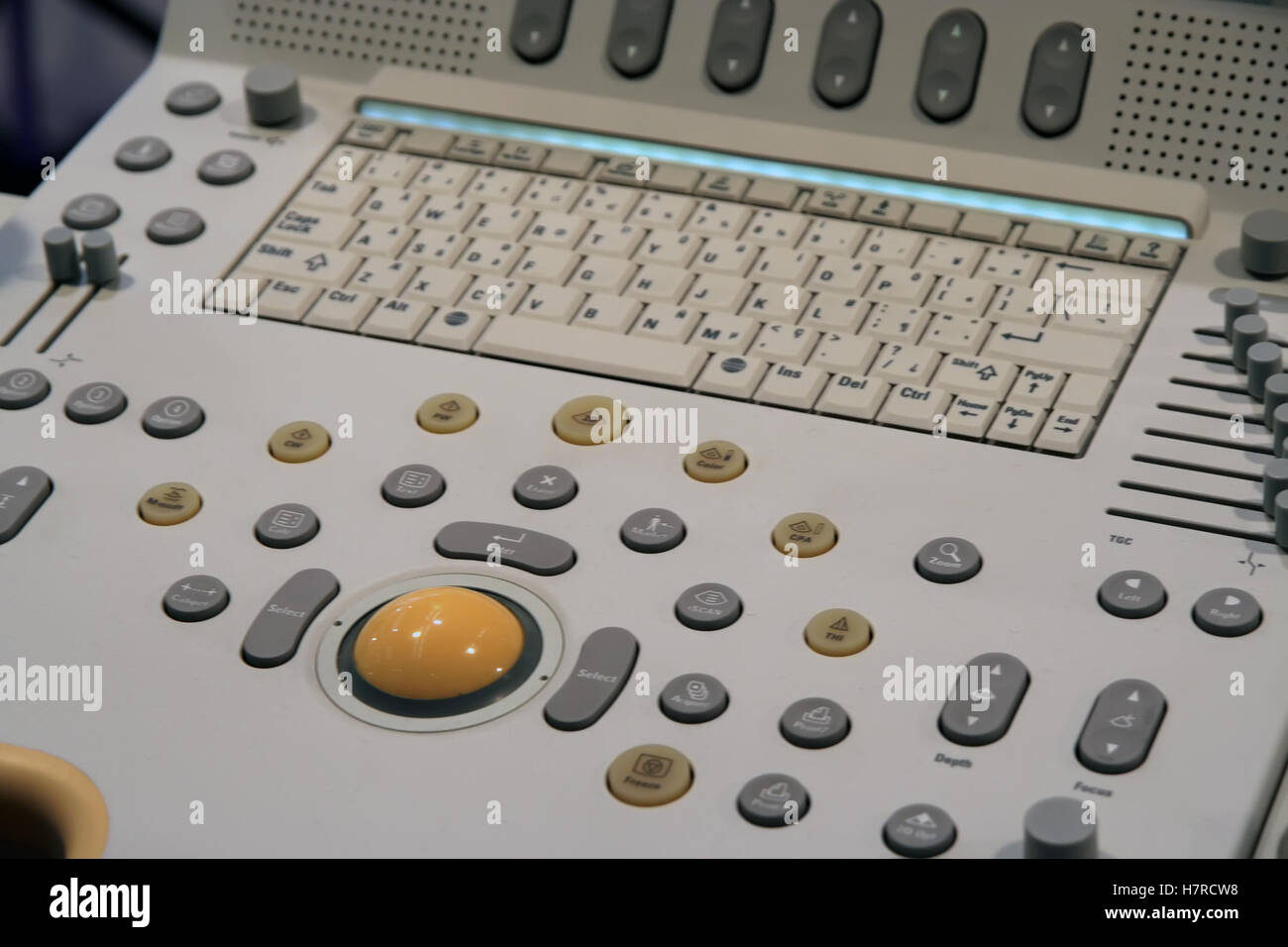 Ultrasound diagnostic tool. Ultrasound machine tool Stock Photo - Alamy