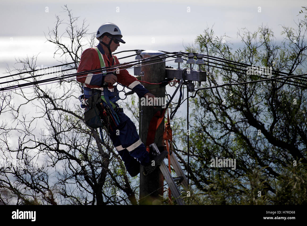 Installing cable hi-res stock photography and images - Alamy
