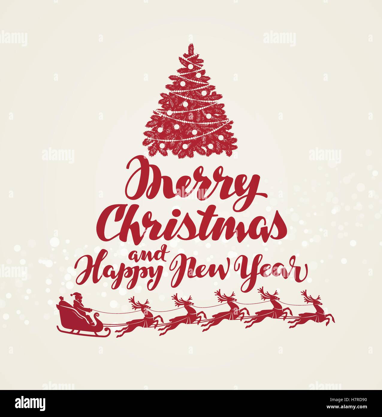 Christmas card holiday handwriting hi-res stock photography and images ...