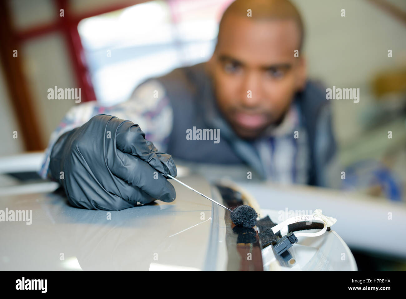 worker doing his work Stock Photo - Alamy
