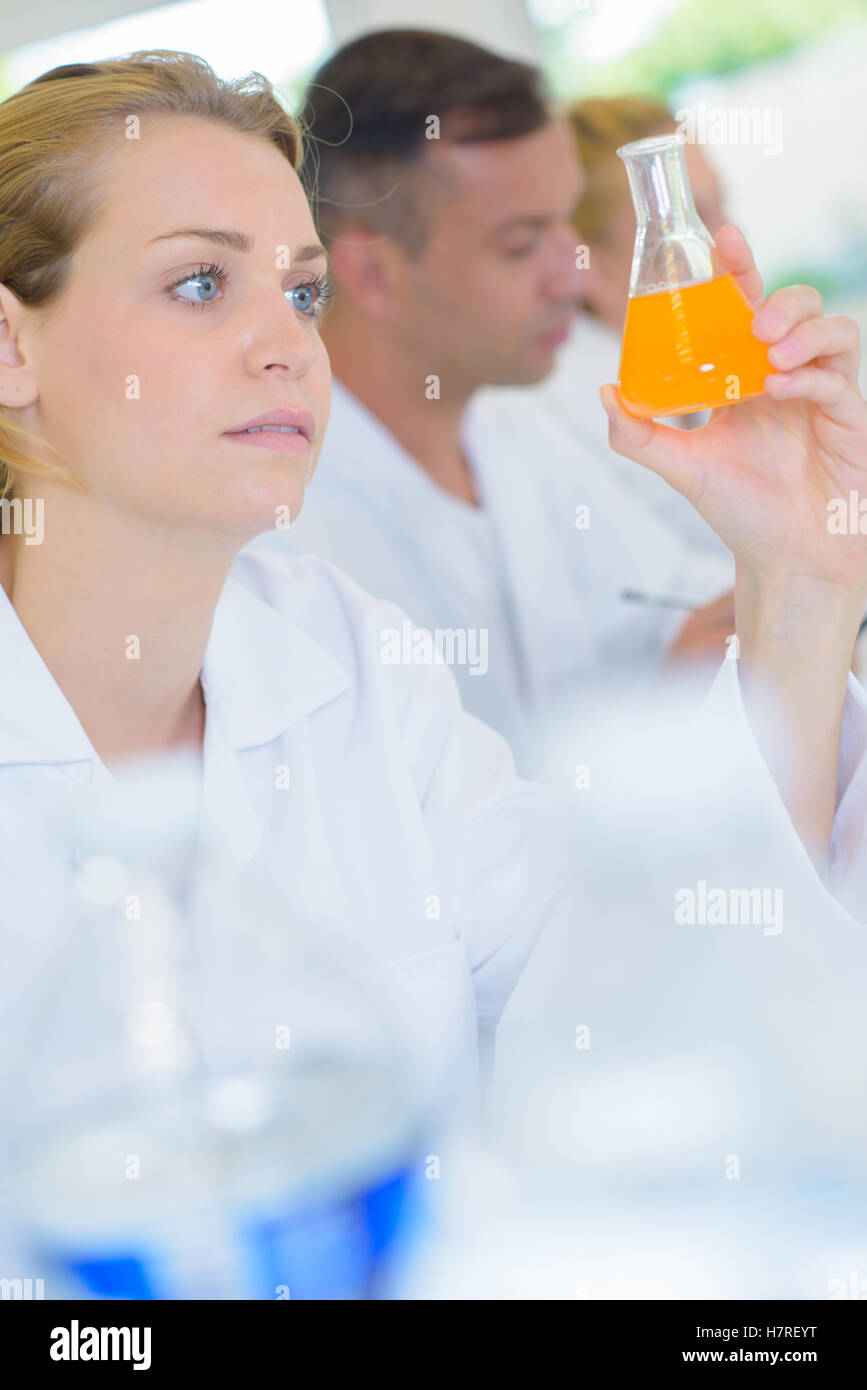 Orange solution hi-res stock photography and images - Alamy