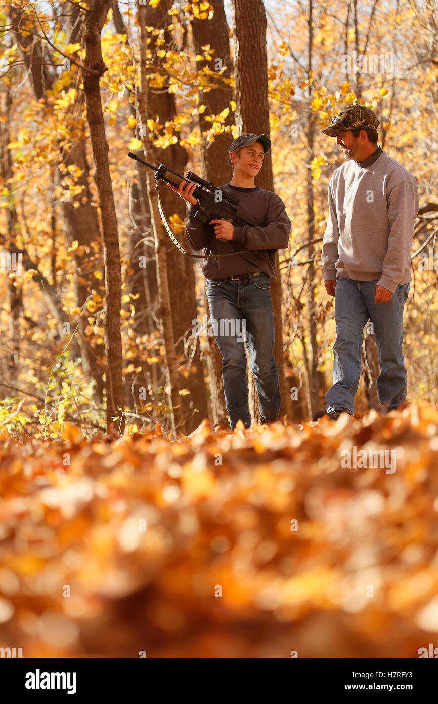 Father and son hunting hi-res stock photography and images - Alamy